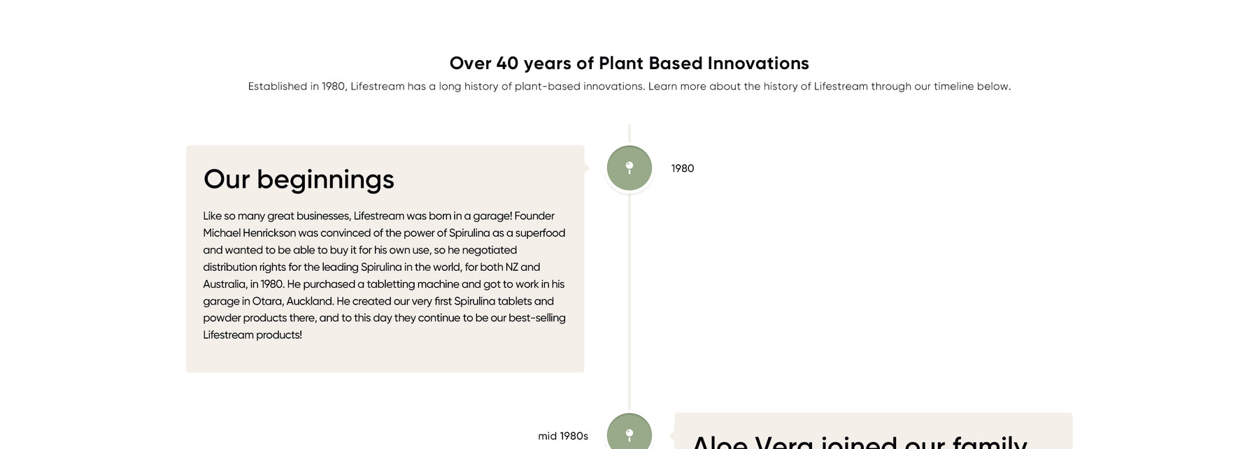 Our History – Lifestream NZ